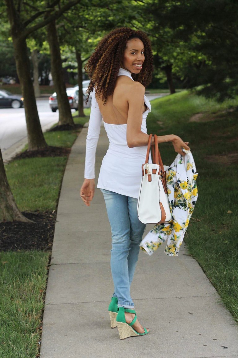 Floral in the Forest | Corner Curl Girl